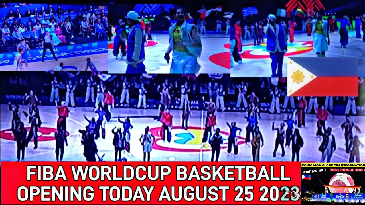 Stars perform in FIBWC Opening Ceremony! 2024 FIBA Basketball World Cup ...