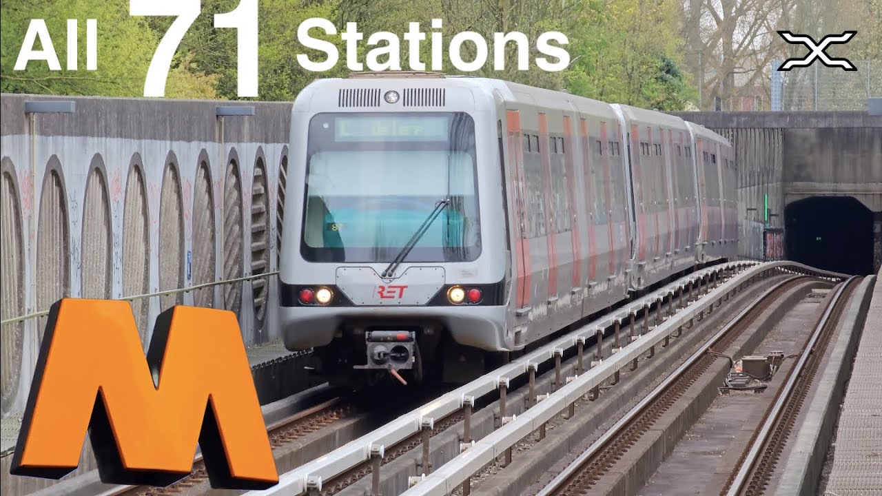 Metro Rotterdam | All 71 Stations | RET | R-net | RandstadRail | Hoekse ...