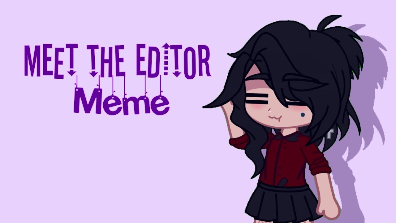 Meet the editor meme! ft. irl me - YouTube