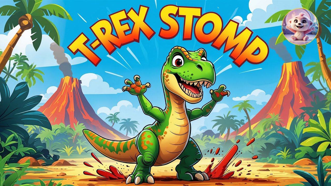 T-Rex Stomp - Fun Dinosaur Song for Kids! - YouTube