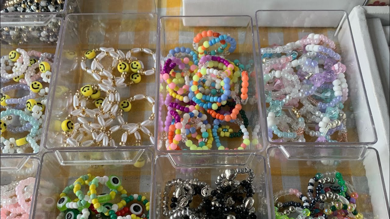 Cara membuat cincin matahari dari manik-manik - YouTube