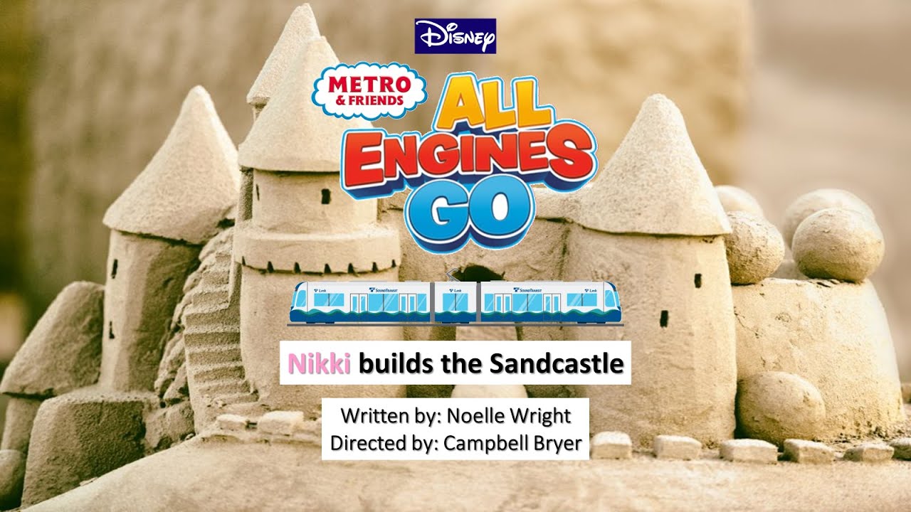Metro & Friends: All Engines Go! - Nikki builds the Sandcastle ⛱️ 🩴 🏰 ...
