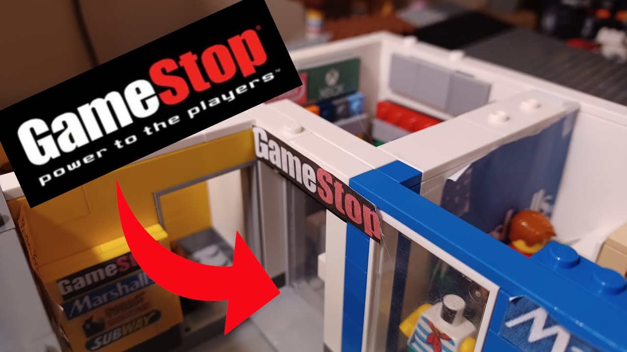 Lego Gamestop | Building A Lego Mall Part 3 - YouTube