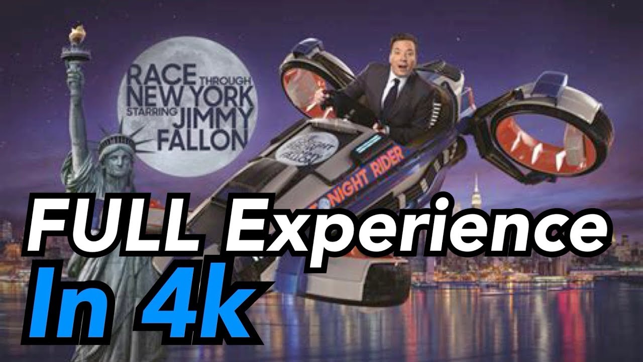 [4k] Race Through New York Starring Jimmy Fallon - Full Experience ...