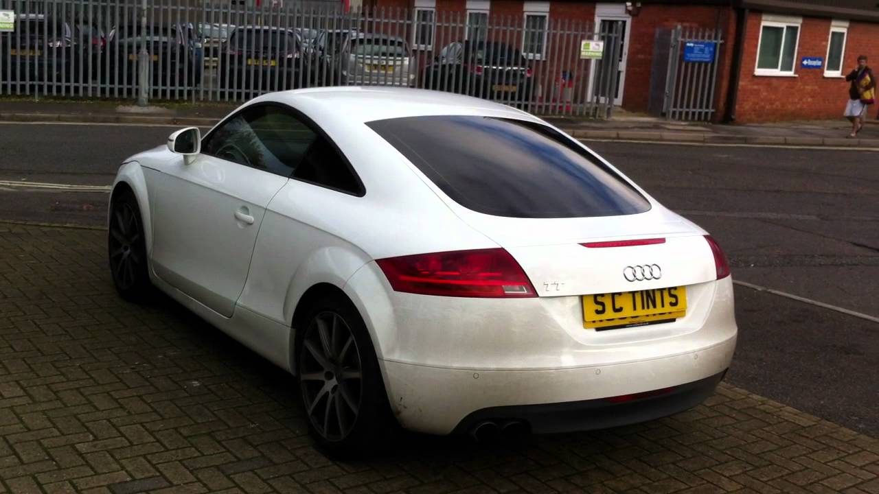 Audi TT with dark tints (5%) on all rear windows - YouTube