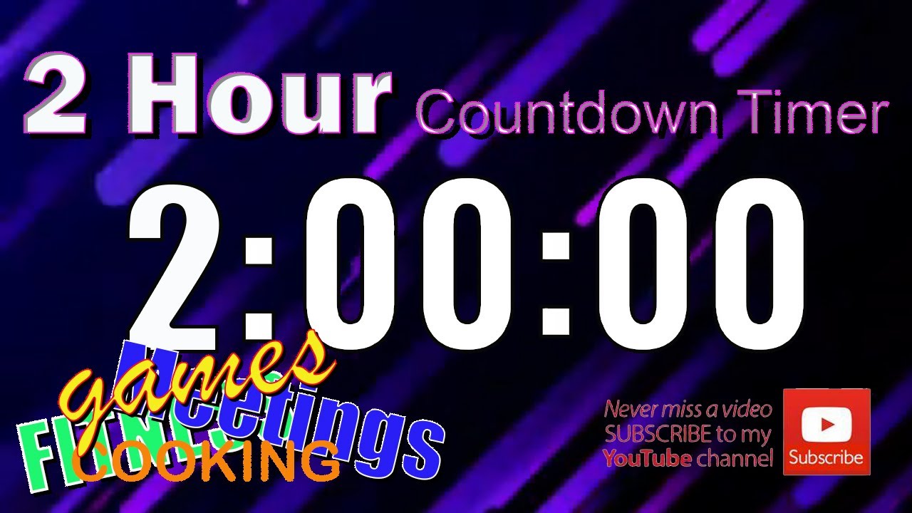 New 2 Hour Timer with Alarm 2023 - YouTube
