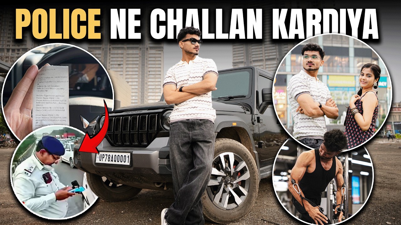 Police Ne ₹10,000 Ka Challan Kaat Diya 😳💸 | Uske Baad Gym Mein Gussa ...