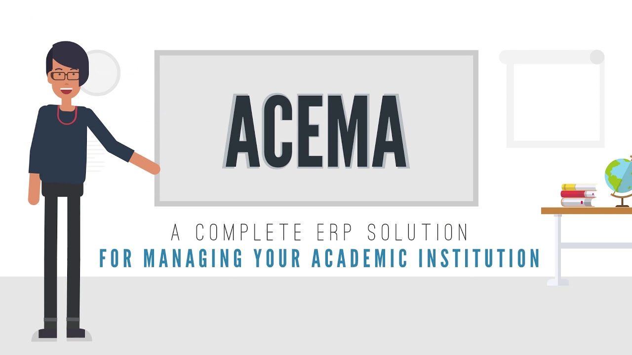 ACEMA || A complete ERP system || Short animated 2D advertisement - YouTube