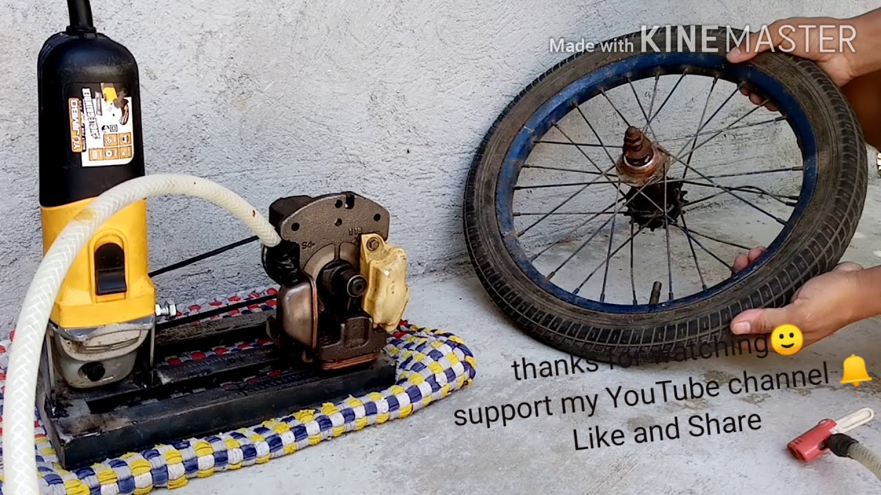 How to make a diy air compressor - YouTube