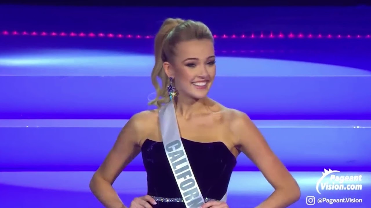 Cameron Doan (Miss California Teen USA) Miss Teen USA 2021 footage 🥇 ...