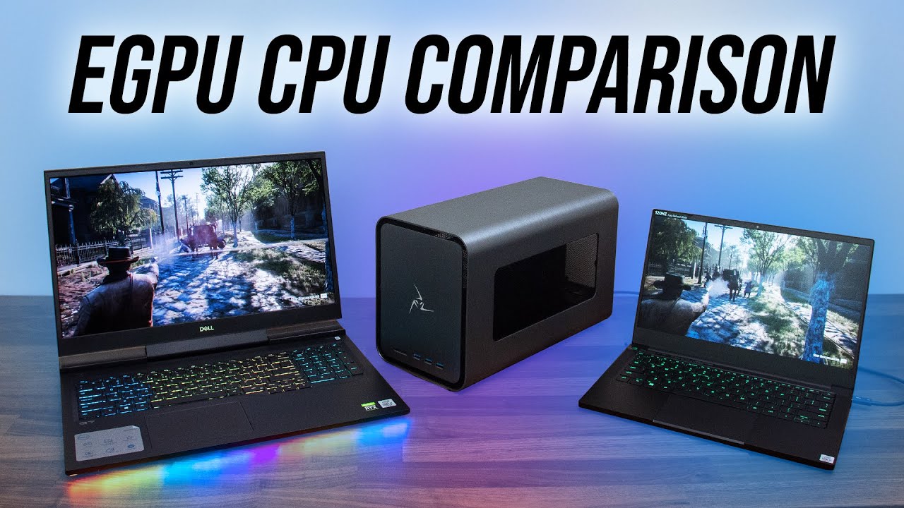 eGPU CPU Bottlenecks Tested - Ice Lake Finally Useful? - YouTube