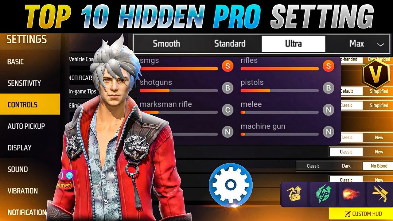 Top 10 Hidden Pro Settings To Improve Your Gameplay Skills | Auto ...