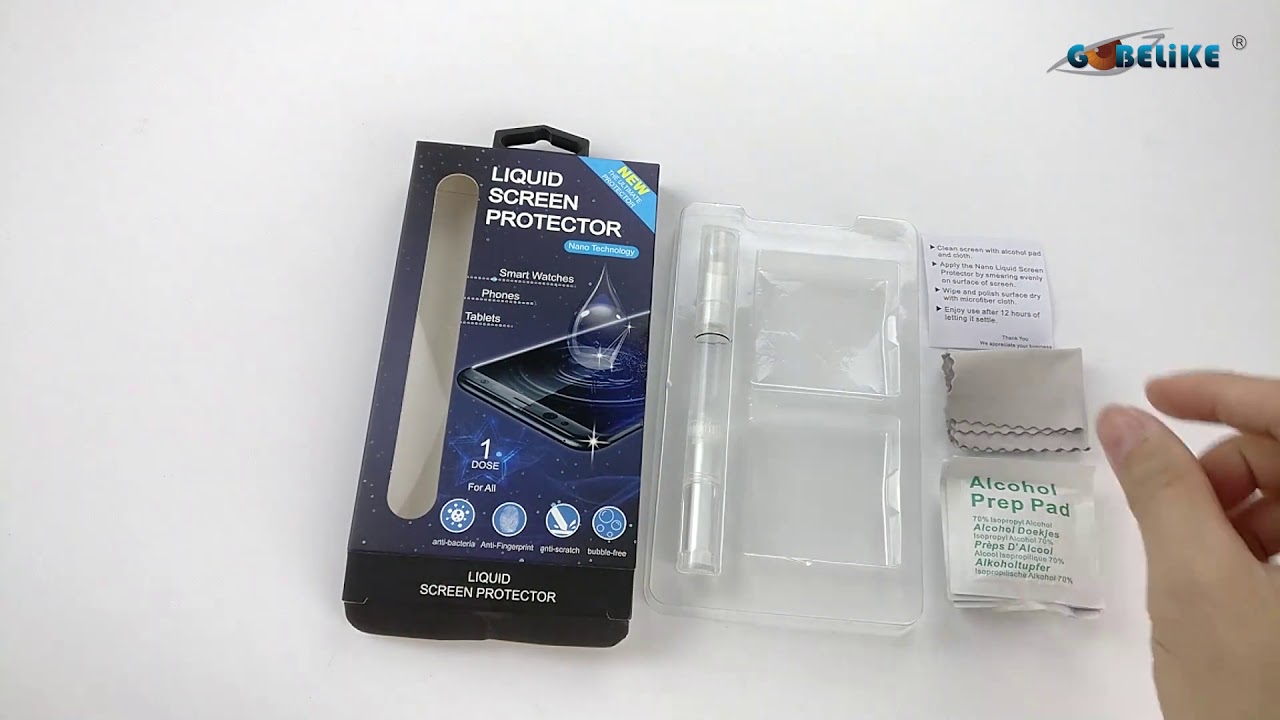 Video 1 (unpacking) Nano liquid screen protector for mobile phone ...