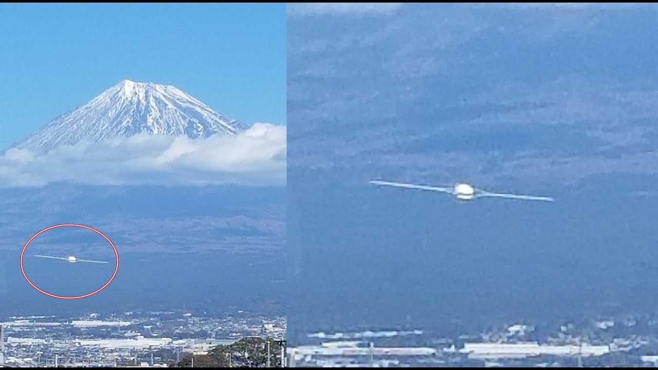 Strange flying object caught on camera near Mount Fuji in Japan - YouTube