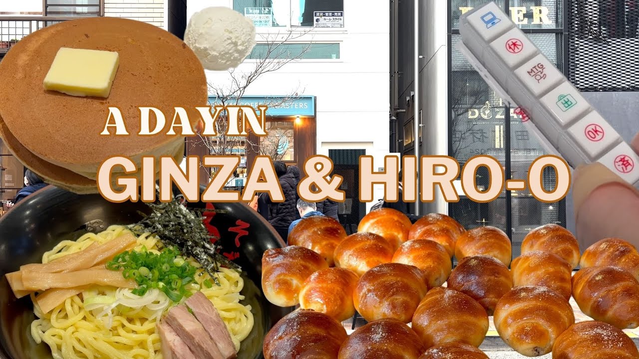 long weekend in Japan • Ginza & Hiro-o, stationery shopping, eating dry ramen - YouTube