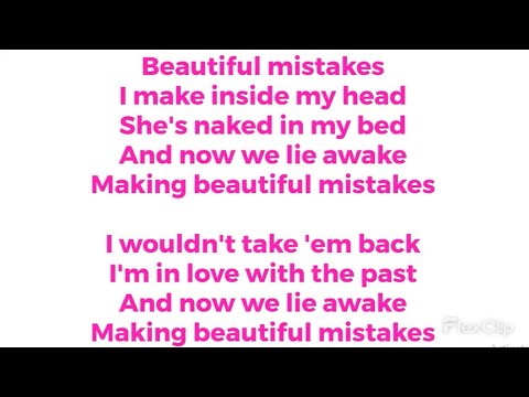 Beautiful Mistakes || Beautiful mistakes lyrics - Maroon5 - YouTube