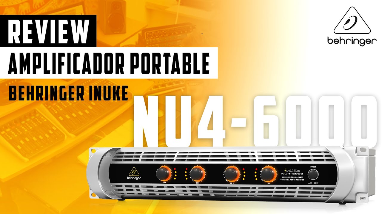 Amplificador portable iNuke NU4-6000 - YouTube