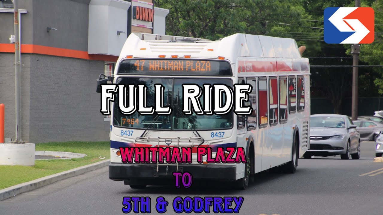 SEPTA 2010 New Flyer DE40LFR #8437 On Route 47! (FULL RIDE) - YouTube