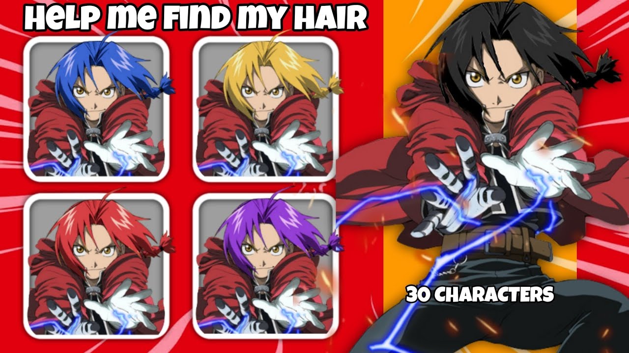 GUESS THE CORRECT HAIR COLOR 👱🏻GUESS POPULAR ANIME CHARACTERS - 30 ...