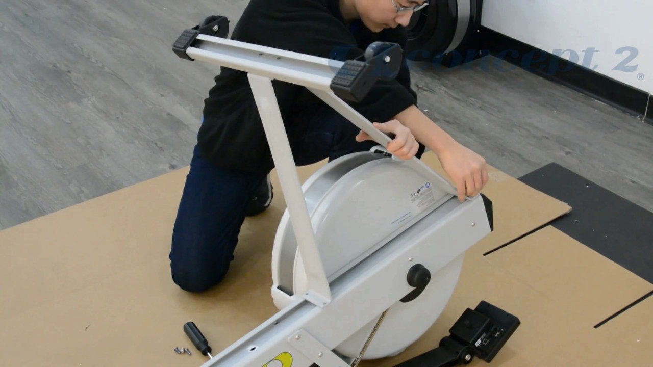 How to Assemble the Concept 2 Model D Indoor Rower - YouTube