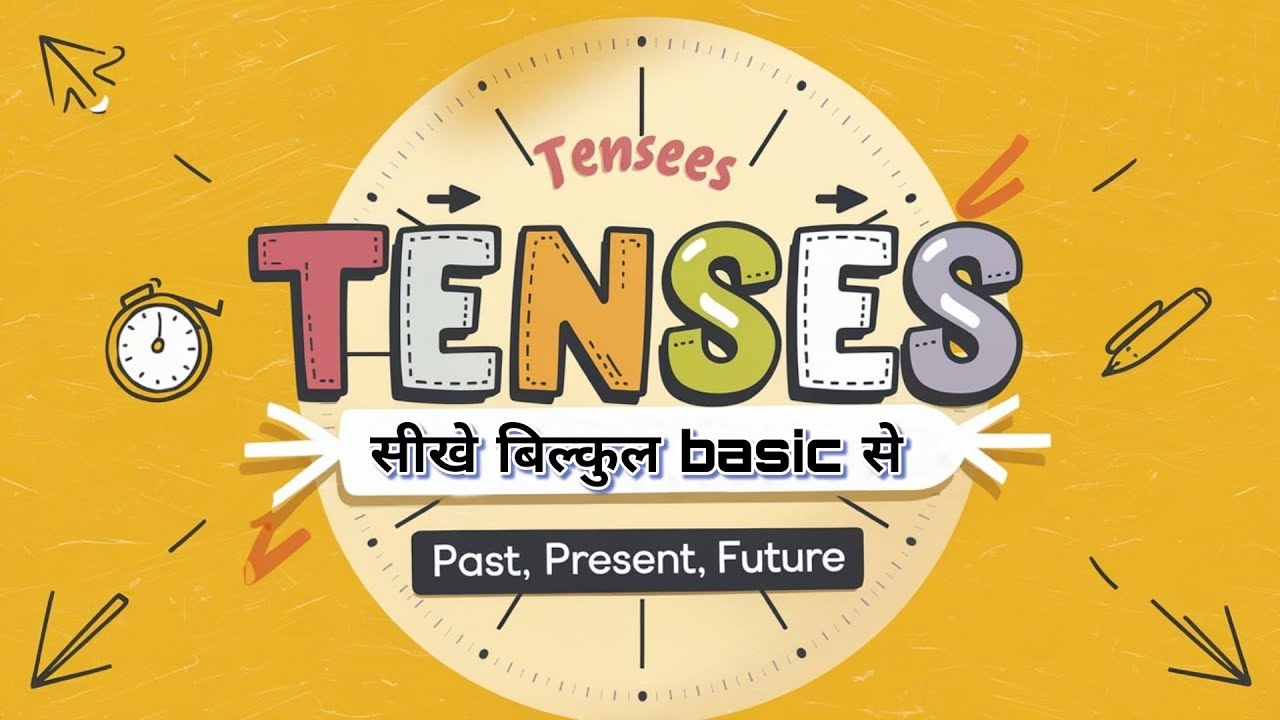 Tenses in English Grammar With Examples - Hindi | Tense Basic | Present Tense, Past, Future ...