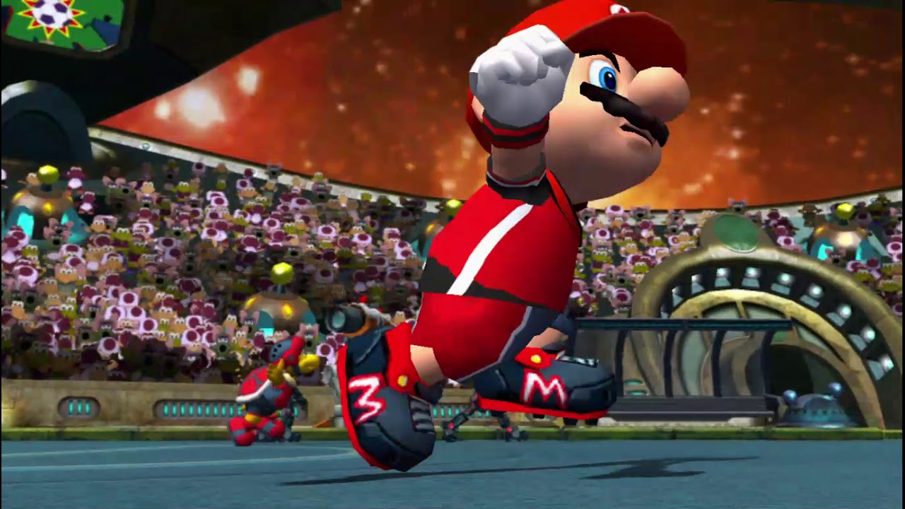 Super Mario Strikers : Bowser Stadium - Super Team vs Mario - YouTube