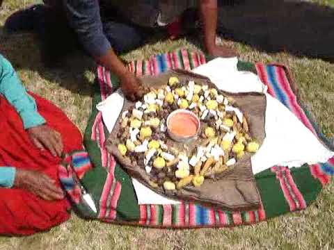 Le repas traditionnel andin: "coco" ou "fiambre". (Pérou) - YouTube