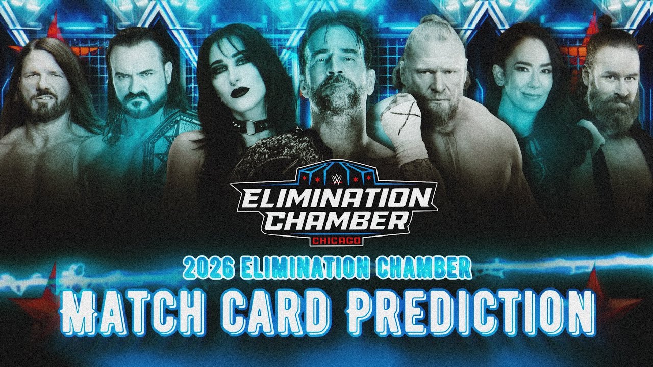 WWE ELIMINATION CHAMBER 2026 CHICAGO , MATCH CARD PREDICTION / SB ...
