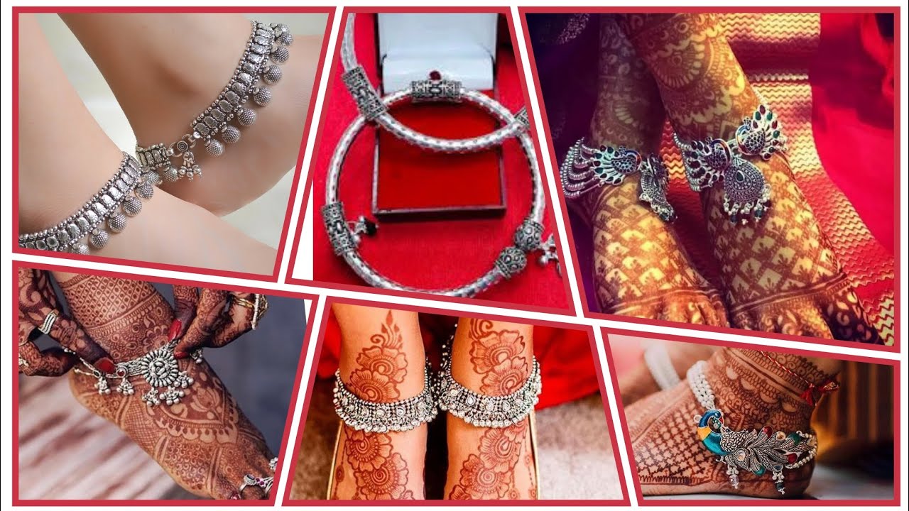 Traditional payal|| latest payal|| silver payal|| dulhan payal|| chandi ...