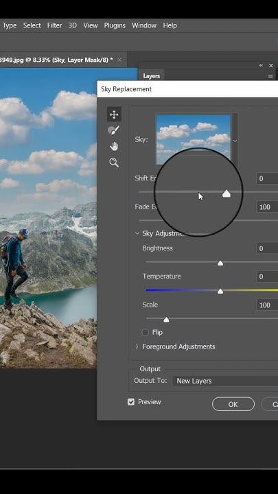 How to replace sky with help of sky replacement tool in photoshop 2024 - YouTube
