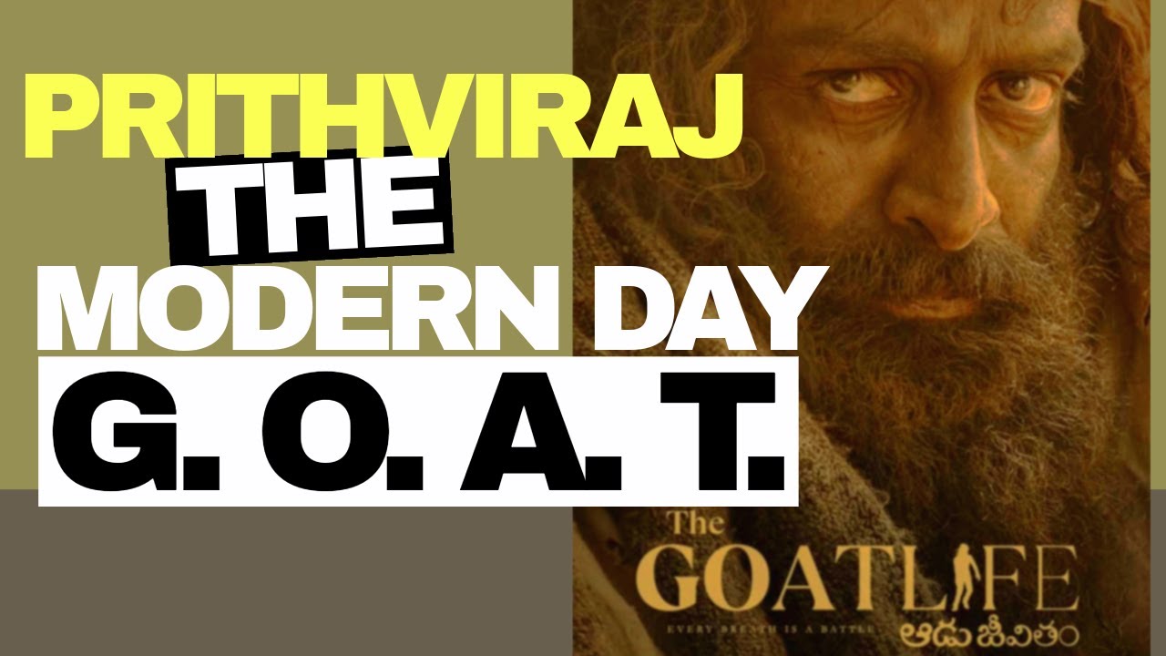 Prithviraj Sukumaran and his level of commitment | The Goat Life - YouTube