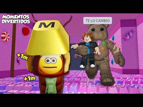 ESCAPANDO DEL OBBY DEL TECLADO ASMR (PARTE 2) (momentos divertidos) (roblox)