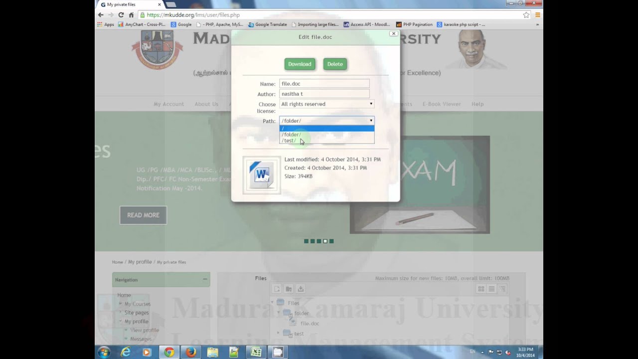 Student Private Files - YouTube