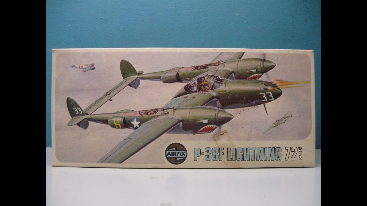 Airfix Lockheed P 38F,H Lightning 1 72nd Scale - YouTube