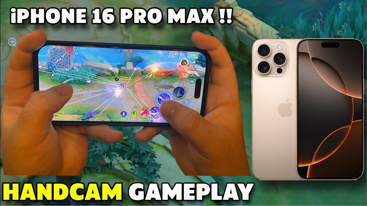 iPHONE 16 PRO MAX HANDCAM GAMEPLAY! (THE BEST PHONE IN 2024!?) -MLBB - YouTube