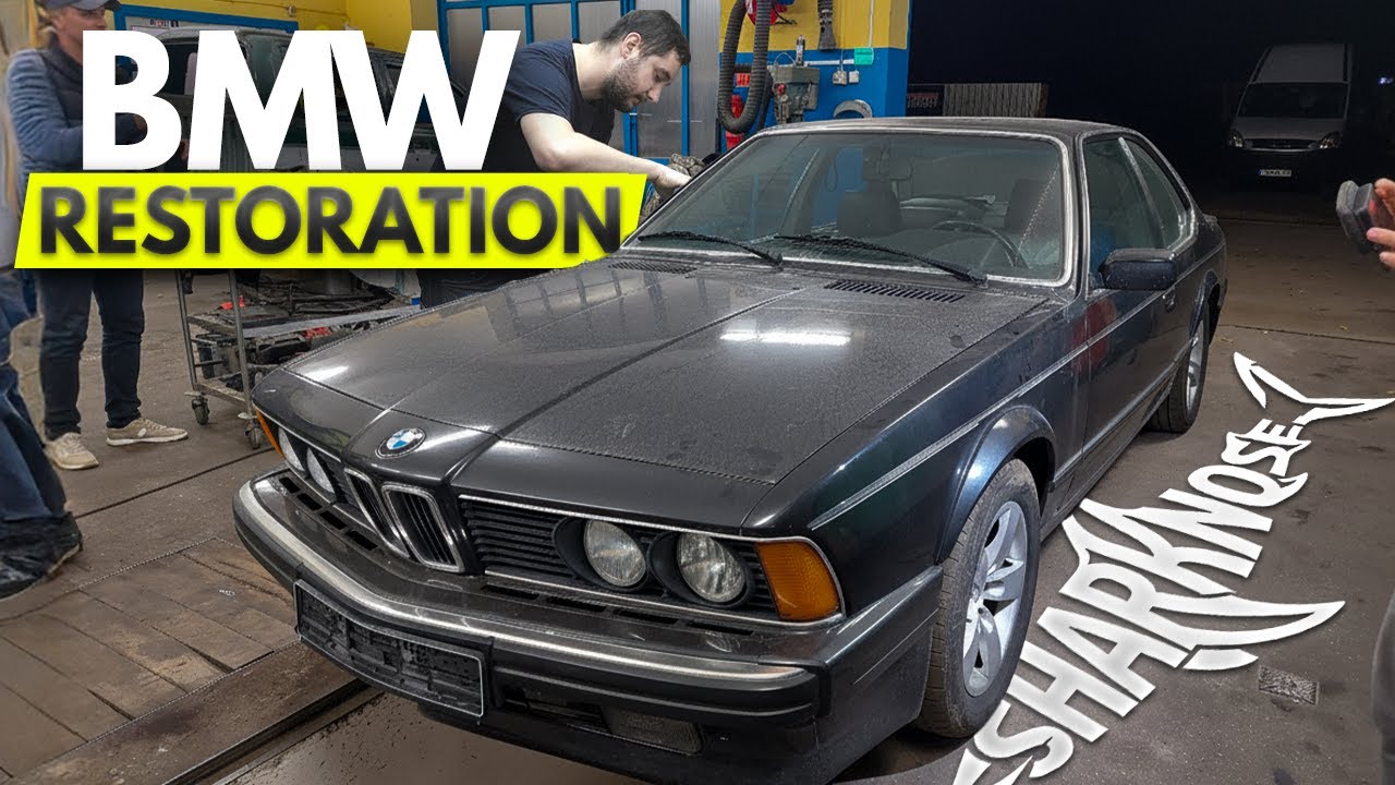 BMW 635 CSi (E24) - Full Restoration - Part 2. (Engine Rebuild) - YouTube