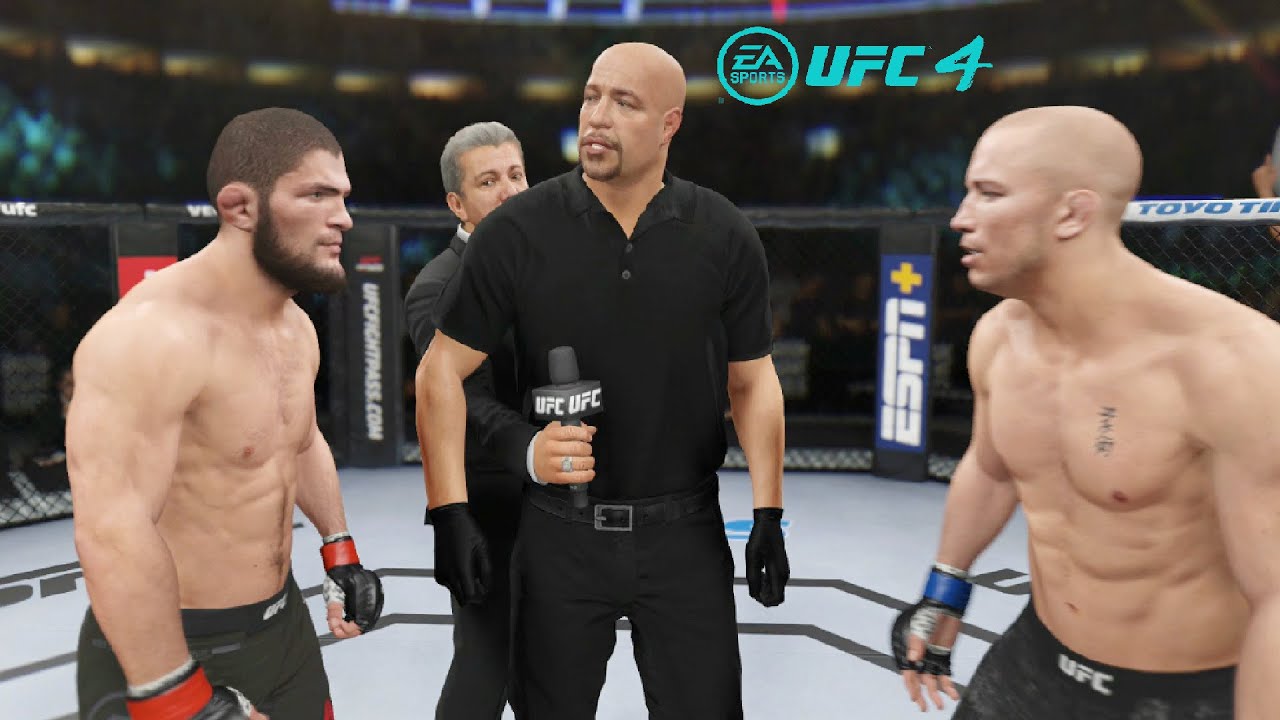 KHABIB NURMAGOMEDOV VS GSP! - EA UFC 4! - YouTube