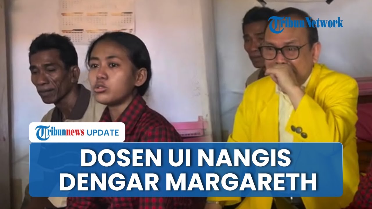 Momen Haru Pak Dibyo Dosen UI Menangis saat Datangi Margareth Anak Kuli ...