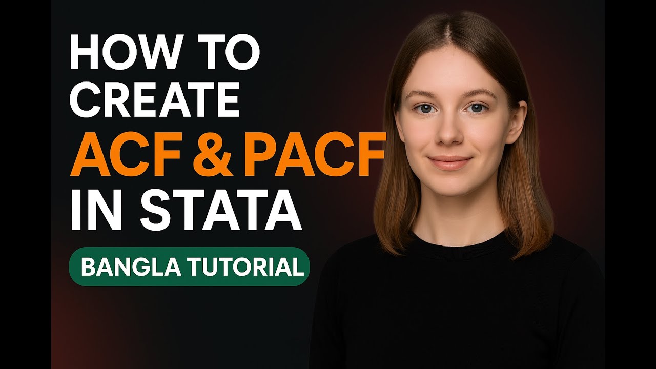 Creating ACF & PACF in (Stata Bangla) - YouTube