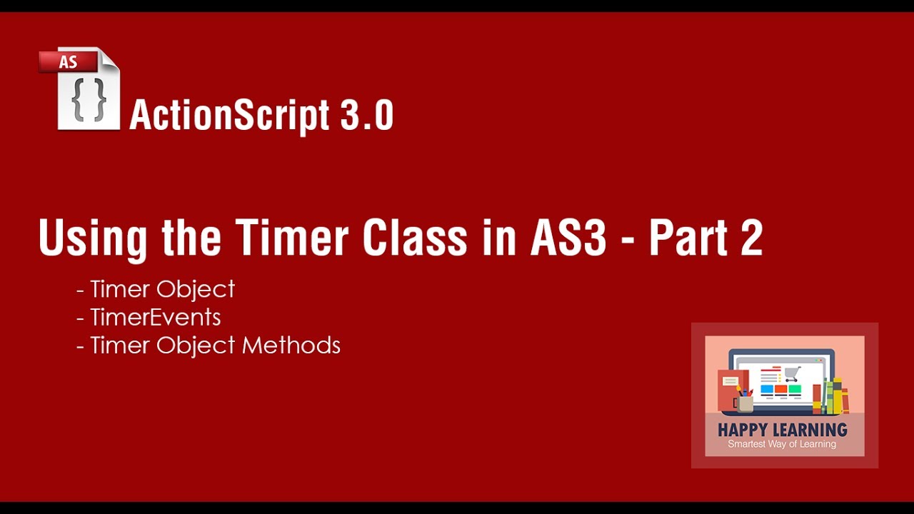 How To Create A Flash Countdown Timer Using Actionscript 30 Part 2 3927