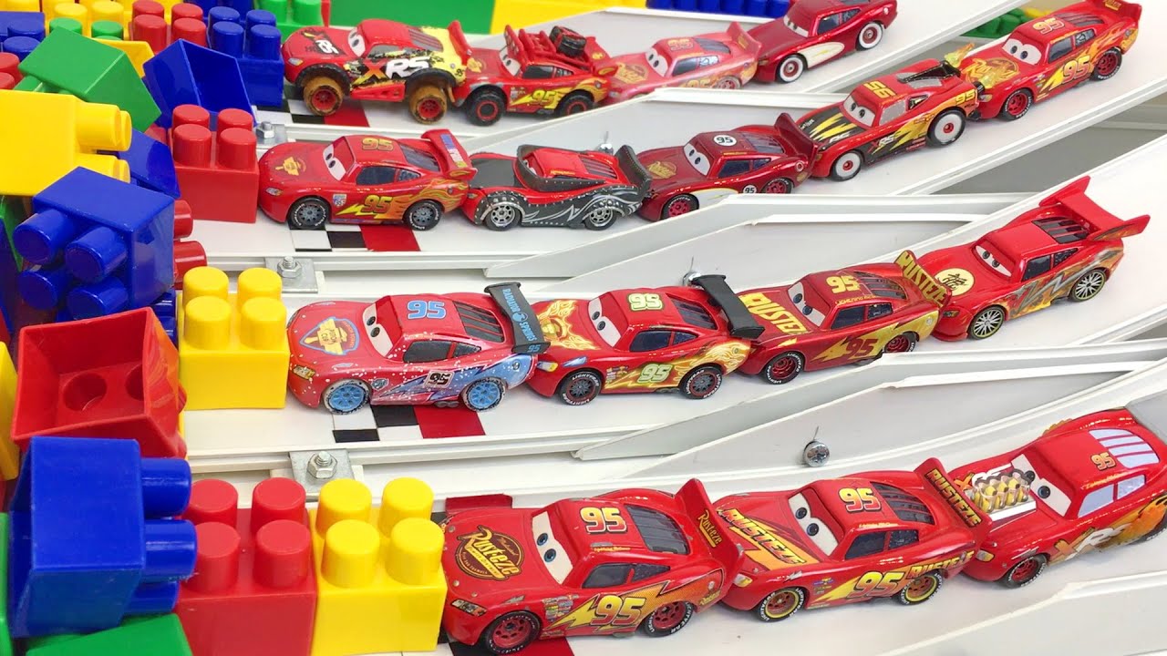 95 Car Lightning Mcqueen Red Cars - YouTube