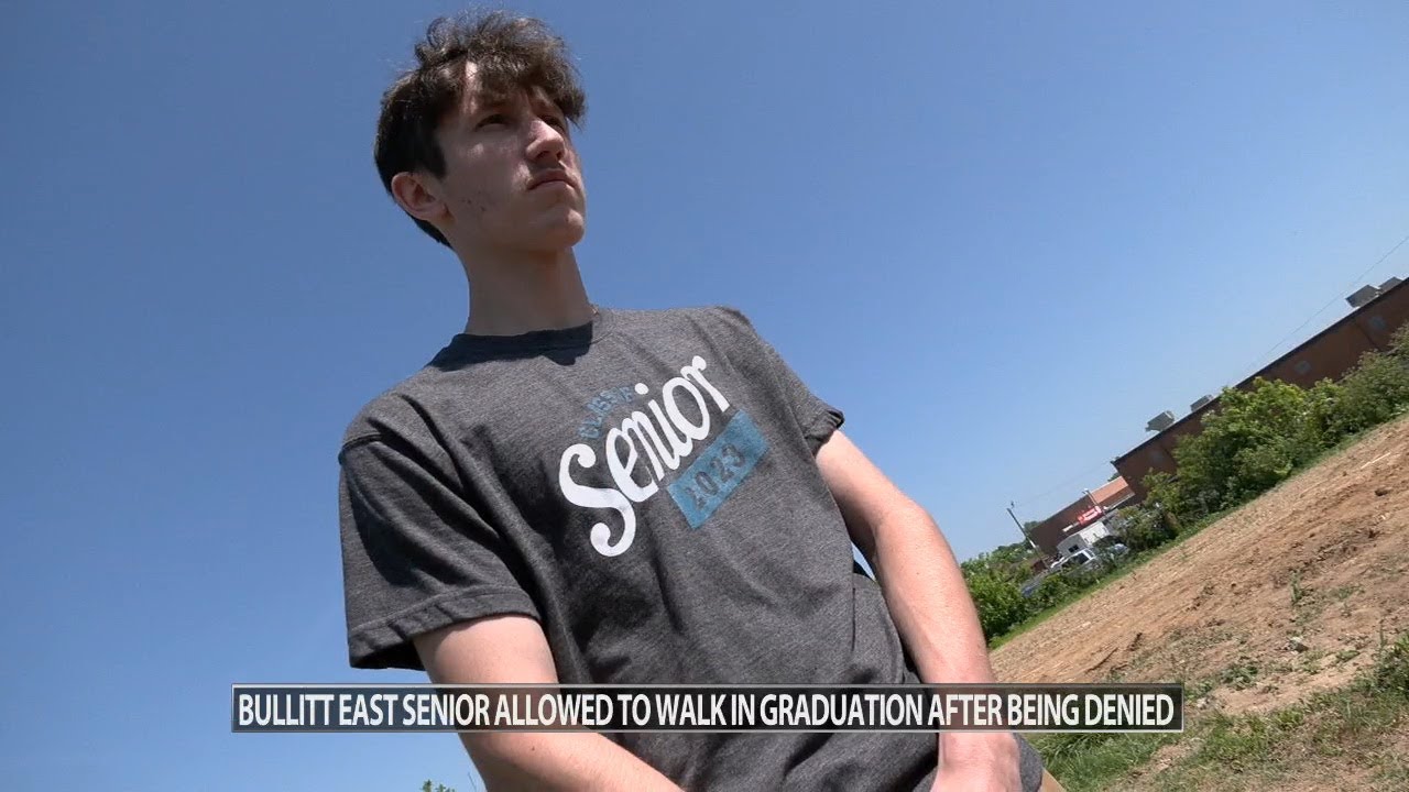 In reverse-course, Bullitt County high school says senior can walk at ...