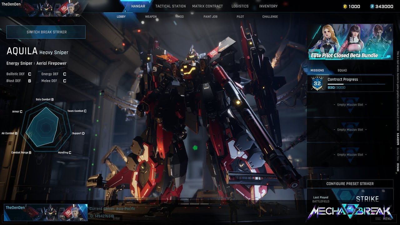 Aquila Gameplay - Mecha Break Playtest - YouTube