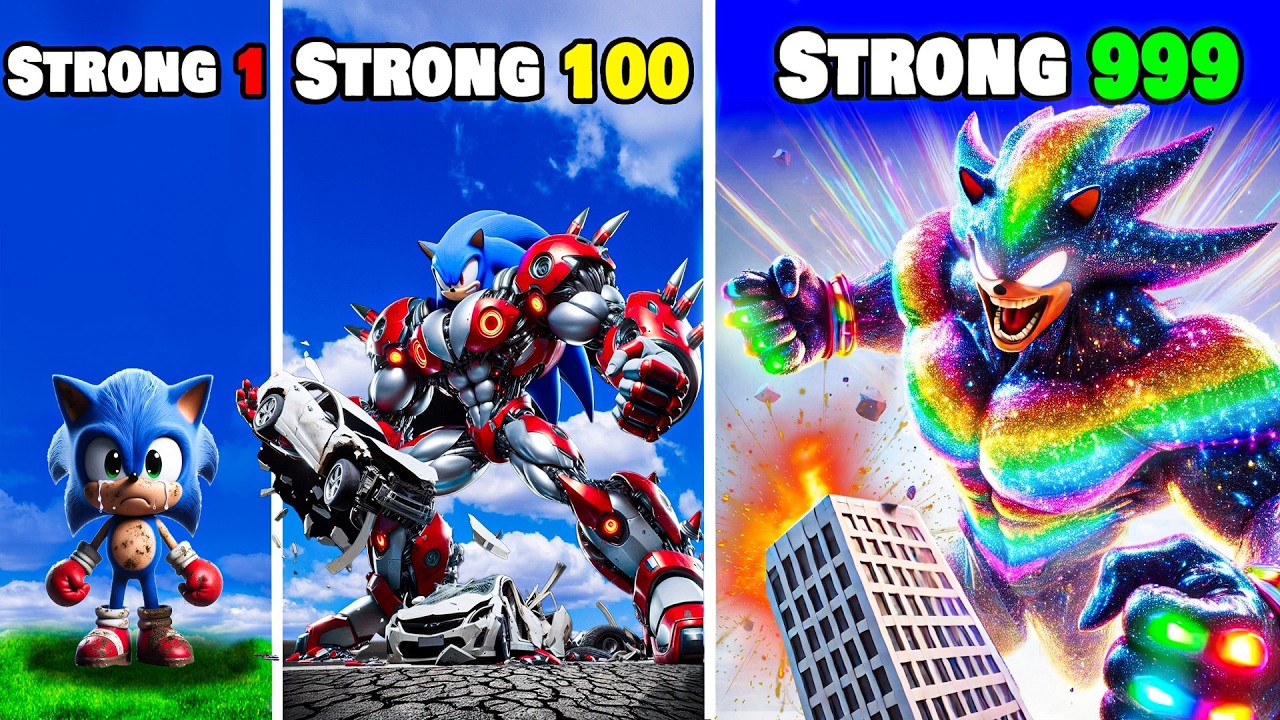 SONIC gets Stronger with Every Punch in GTA 5 - YouTube