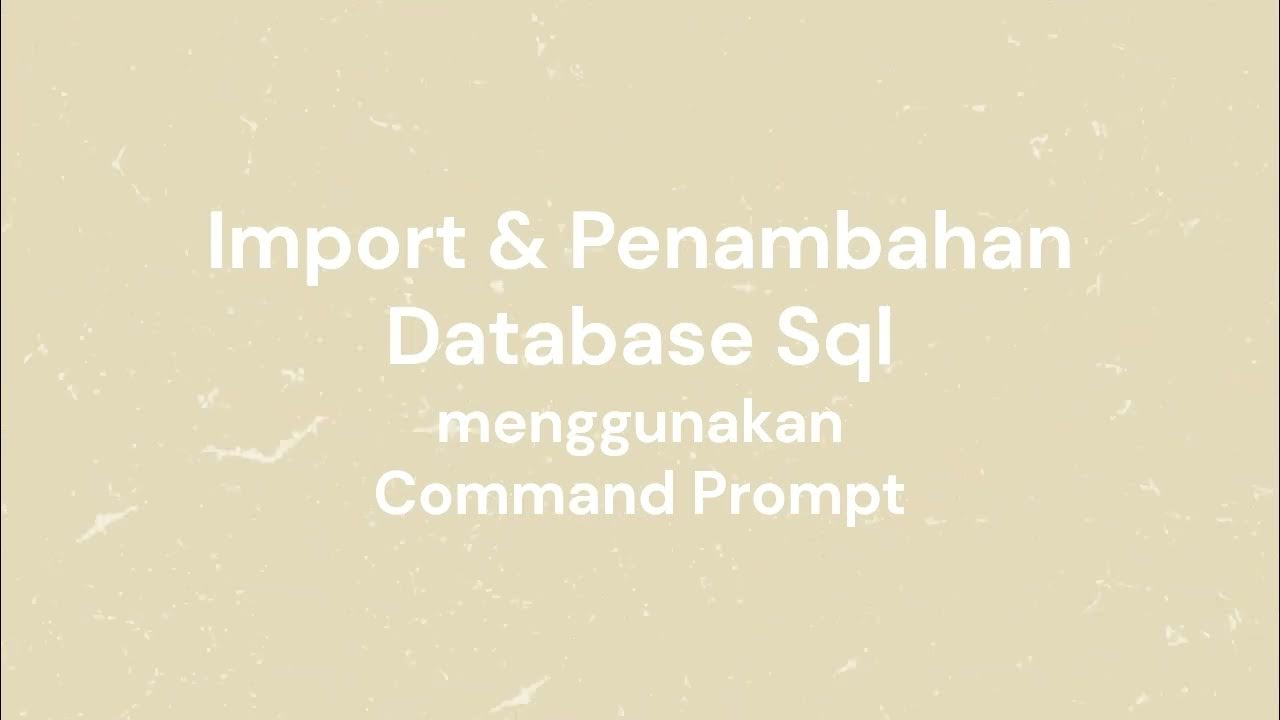 Rancangan Database menggunakan Power Designer _Achmad Nurasel Farizki_112110042 - YouTube