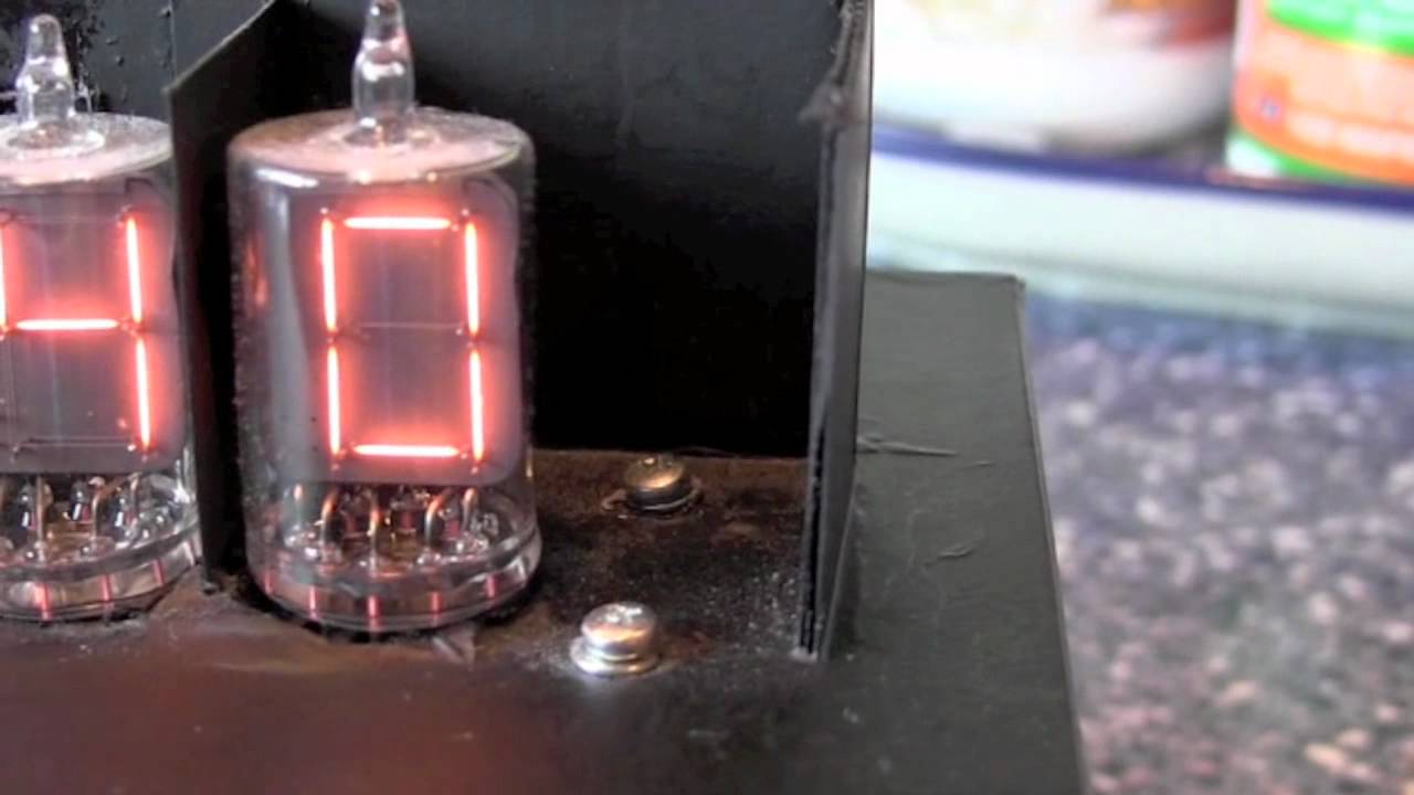 Numitron Clock - YouTube