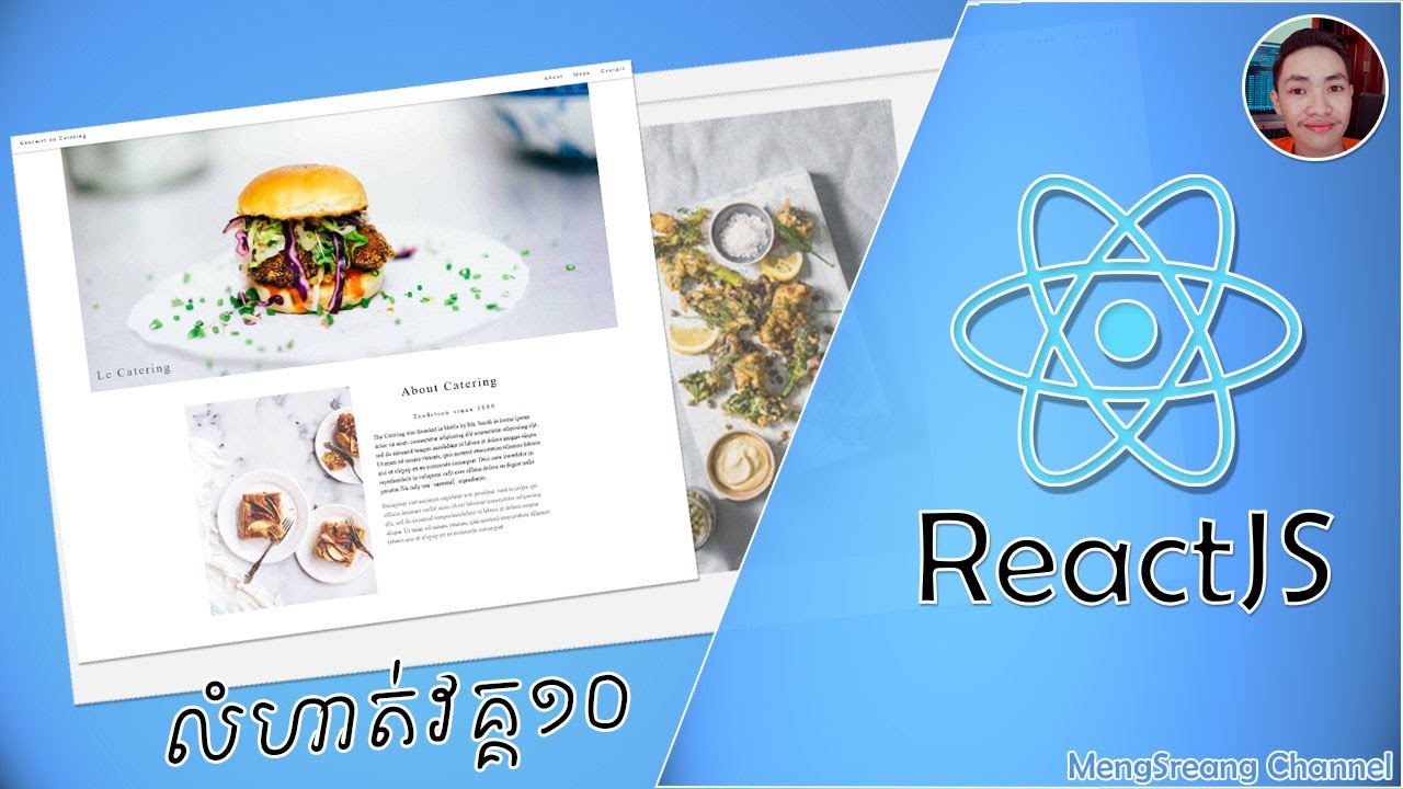 Simple Food Website using ReactJS(TypeScript) Part 10 | MengSreang ...