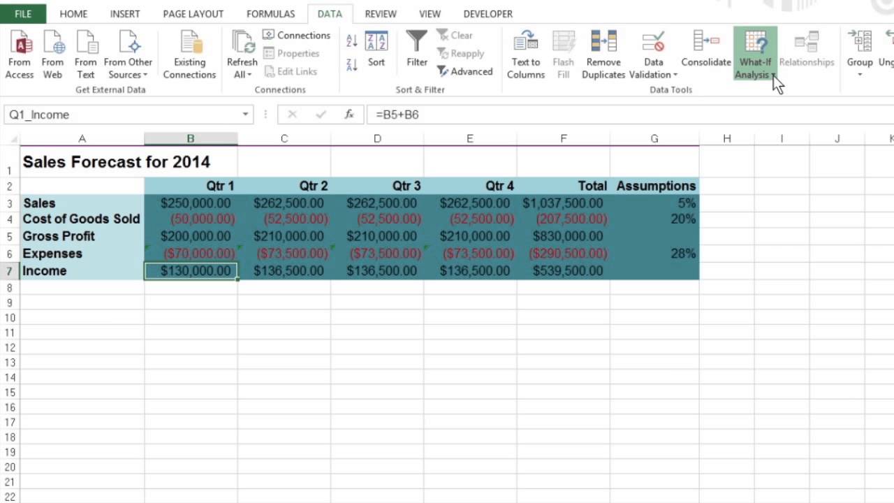 How To Use Excel 2013 s What If Analysis To Set Goals For Dummies YouTube how-to-use-excel-2013-s-what-if-analysis-to-set-goals-for-dummies-youtube