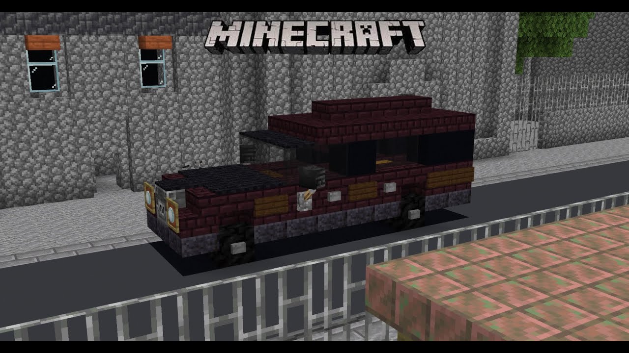 Minecraft: Hearse Car | Tutorial - YouTube