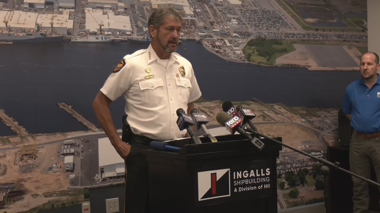 Mobile man arrested after deadly shooting at Ingalls Shipbuilding - YouTube